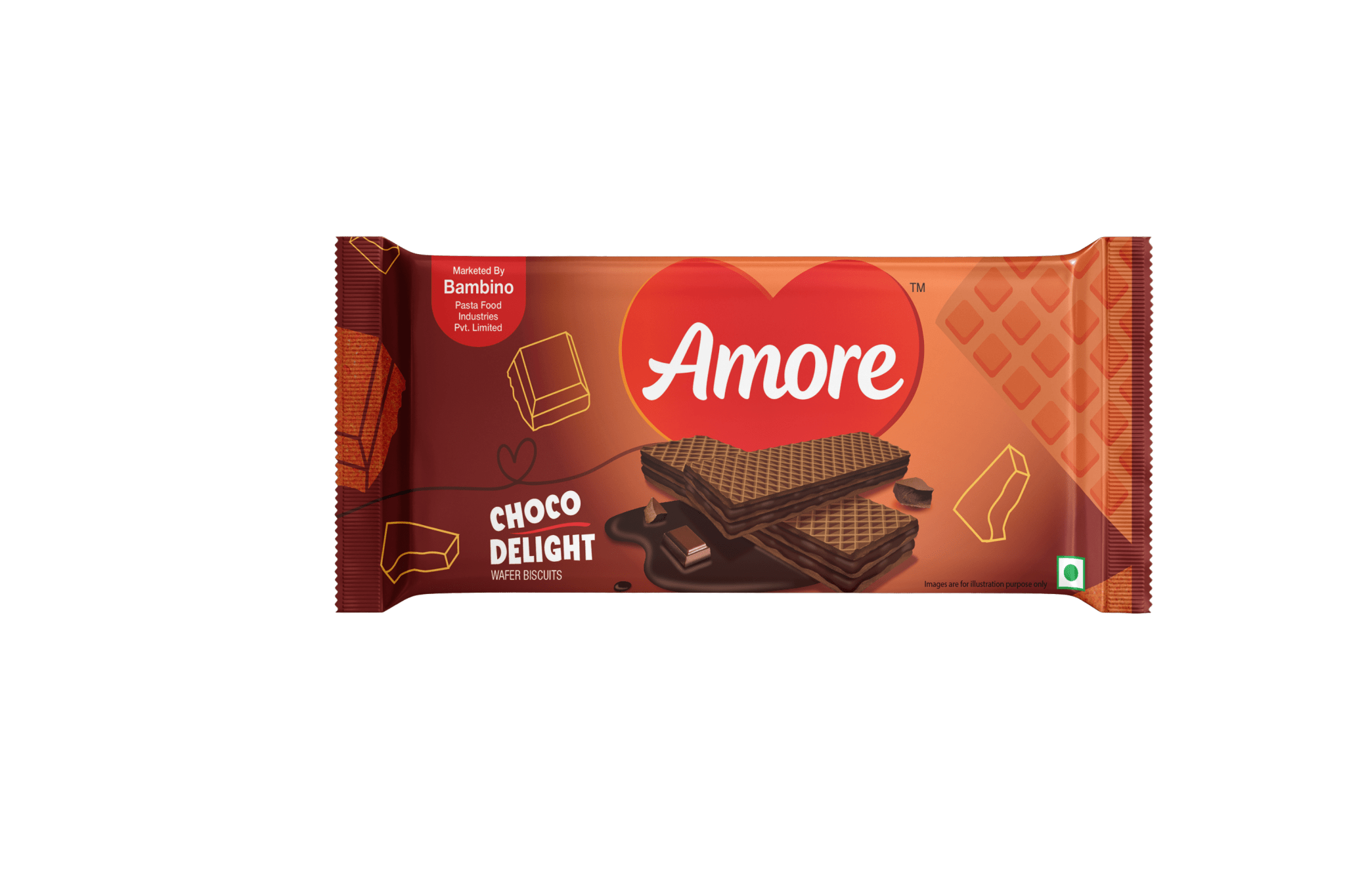 Amore Choco Delight Wafer Biscuit – Bambino Pasta