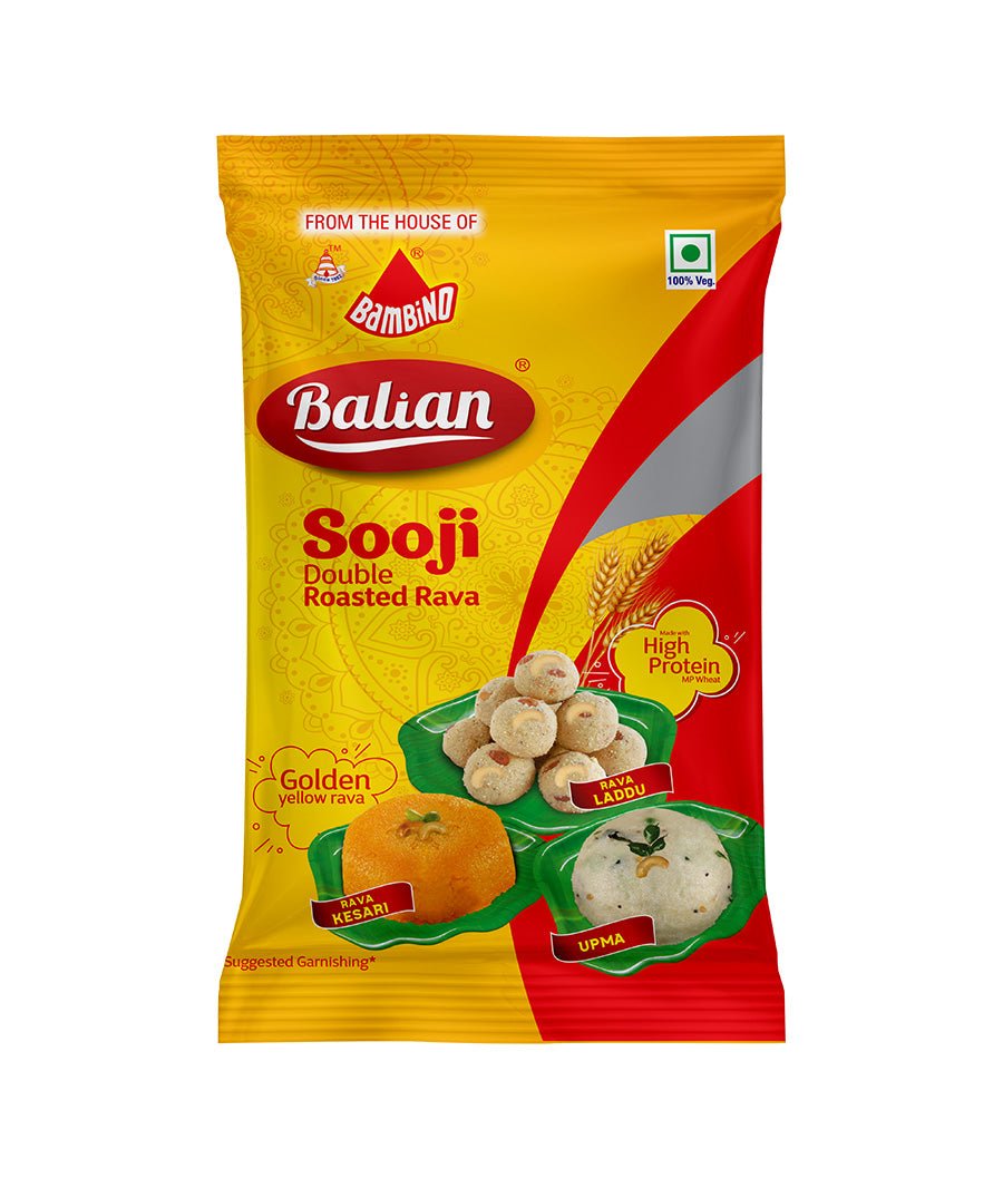 Balian Double Roasted Sooji – Bambino Pasta